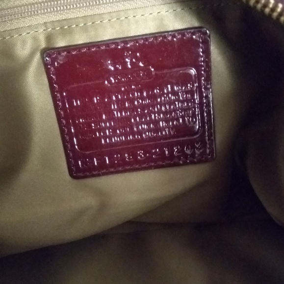 Coach | Bags | Coach Ruby Red Patent Leather Pleated Bag | Poshmark